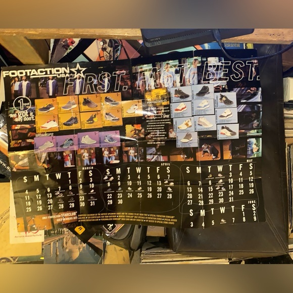 foot action | Art | Footaction Sneaker Calendar Poster | Poshmark